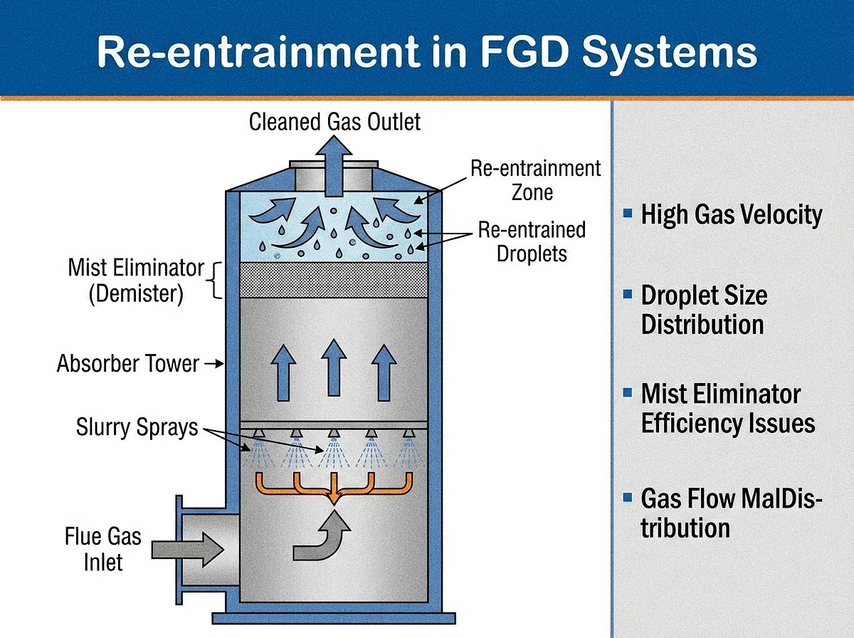 Prevent Re-entrainment in FGD Systems: Chevron Vane Demister Design ...